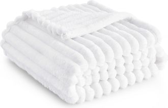 Bedsure Kuscheldecke Flauschig - Wolldecke & Fleecedecke, Sofadecke, Weiche Warme Grobe Korddecke Gemütlicher Überwurf für Zimmer Deko, Wohn- & Kuscheldecken,