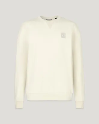 Belstaff Sweat-shirt &Agrave; Col Ras-du-cou Curator Pour Homme Coton Molletonn&eacute; Bouleau Argent&eacute; 2xl