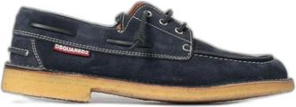 Dsquared2 Neoclassic Boat Shoe - Homme - Chaussures - Bleu - Taille: 45 EU