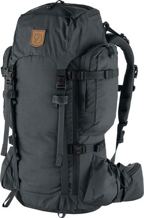 Fjällräven Unisex Kajka 55 Wanderrucksack, Coal Black, S/M