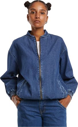 Urban Classics Damen Jeansjacke Ladies Oversized Skater Jacket, übergroße Jeansjacke für Damen, Größen XS - 5XL