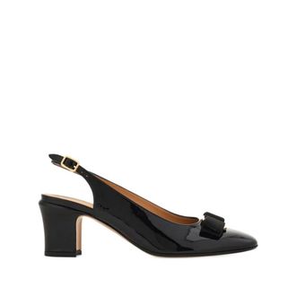 Ferragamo Femme, Chaussures, Noir, Taille: 38 1/2 EU Escarpin &agrave; talon