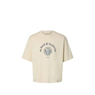 Selected T-shirt imprim&eacute; en coton