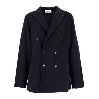 Lardini Homme, Vestes, Bleu, Taille: M Giacca Maglia