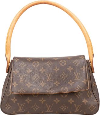Louis Vuitton Crossbody Bags - Louis Vuitton Monogram Canvas Mini Looping Shoulde - Gr. unisize - in Braun - f&uuml;r Damen
