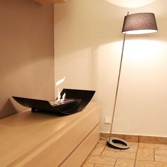 Kratki Tischkamin Bioethanol BIOMISA T&Uuml;V schwarz