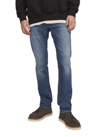Jack & Jones Male Slim Fit Jeans mit geradem Bein JJITIM JJORIGINAL AM 784 Slim Fit Jeans mit geradem Bein