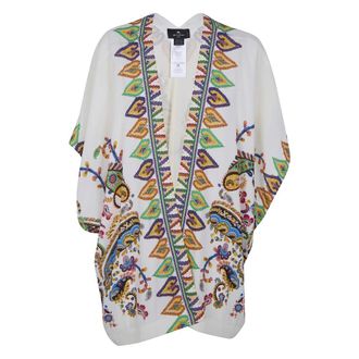 Etro Femme, Pulls, Multicolore, Taille: ONE Size Veste Kimono Imprim&eacute;e