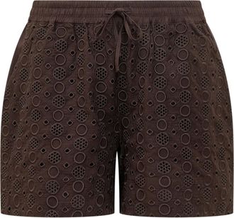 Pinko Pinko, Femme, Shorts, Brun, Taille: 36 FR Liz Shorts