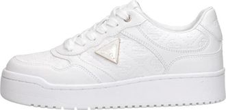 Guess Homme, Chaussures, Blanc, Taille: 36 EU Miram 6 Baskets