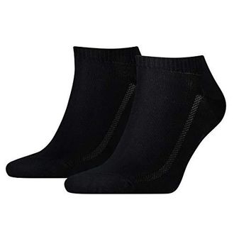 Levi's Sneaker Chaussettes, Noir, 43/46 (Lot de 2) Unisexe