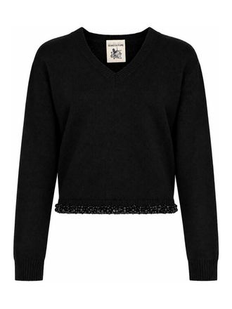 Semicouture Pull Col Rond - Noir
