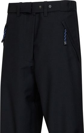 Prada Virgin Wool and Mohair Blend Trousers - Black