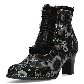 Laura Vita Bottines Femme Elcodieo 224, Pointure:37 EU, La Couleur:Noir