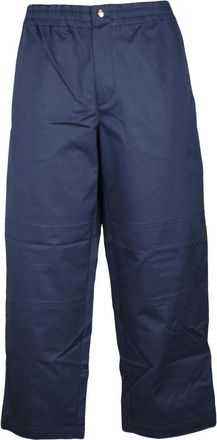 Moncler Homme, Pantalons, Bleu, Taille: L Chino Wide Pantalons