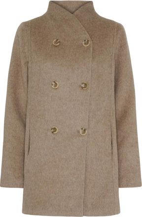 BTF-CPH Zweireihiger Mantel - - Coats - Damen - Beige - L