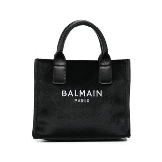 Balmain Velvet Crossbody Bag - - Bags - Damen - Schwarzk - ONE SIZE