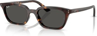 Ray-Ban unisex, Accessoires, Brun, Taille: 53 MM Lunettes de soleil élégantes Zaya Rb4456