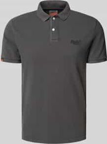 Superdry Regular Fit Poloshirt mit Label-Stitching