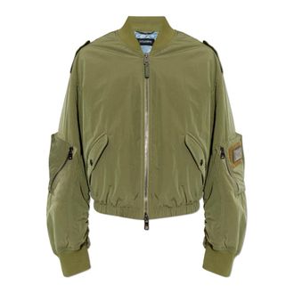 Dolce & Gabbana Homme, Vestes, Vert, Taille: M Bomber Jacket