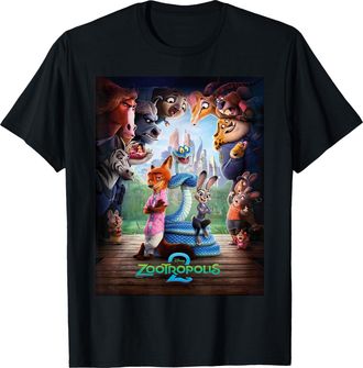 Disney Zootropolis 2 Nick Judy & Gary Surrounded Poster Art T-Shirt
