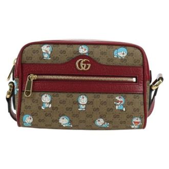Gucci Sac bandouli&egrave;re en plastique pr&eacute;-poss&eacute;d&eacute; - Femme - Pre-owned - Brun - Taille: ONE Size
