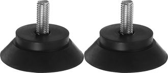 BESTONZON 2 St&uuml;ck Pack Laufbandmatten Antivibrationspads aus Robustem Material Rutschfestes Trainingsger&auml;te Pad f&uuml;r Fitnessger&auml;te Sto&szlig;d&auml;mpfende Fu&szlig;polster f&uuml;r H