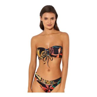 Charo Ruiz Ibiza Femme, Maillots de bain, Noir, Taille: 36 FR Tiered Bikini Top Cecilia