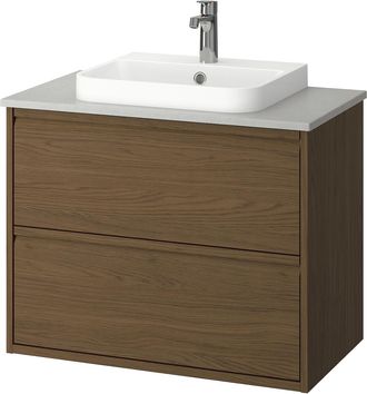 IKEA ÄNGSJÖN / BACKSJÖN Waschbschr+Schubladen/Waschb/Mibatt