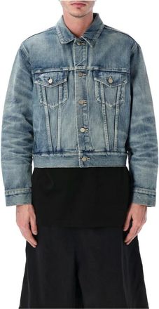 Fear of God Homme, Vestes, Bleu, Taille: M Veste Trucker Classique