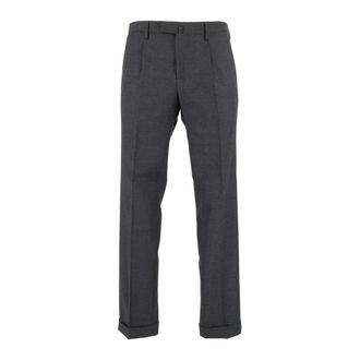 BRIGLIA 1949 Homme, Pantalons, Gris, Taille: M Pantalon de costume pliss&eacute;