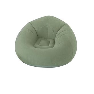 Enjoy Home ED ENJOY HOME Aufblasbarer Outdoor-Sessel, 100 x 100 cm, Salbeigr&uuml;n, 100% PVC beflockt, Kollektion Jardin Borneo