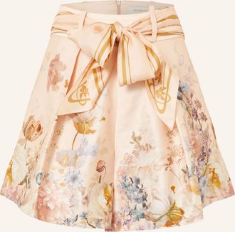 Zimmermann Satinshorts Valiant Mit Seide rosa