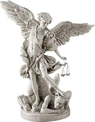 Design Toscano Hl. Michael, der Erzengel, Statuensammlung, Kunstharz, 14,5 x 7,5 x 17 cm