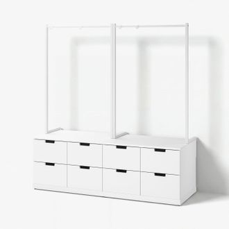 IKEA NORDLI Kommode mit 8 Schubladen