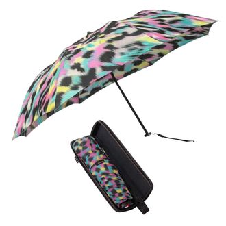 Knirps X4U My Clever Companion Regenschirm mit 90 cm Durchmesser, winddicht, manuelles &Ouml;ffnen/Schlie&szlig;en, kleines und kompaktes Design f&uuml;r Reisen und Allwette