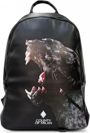 Marcelo Burlon Homme, Sacs, Noir, Taille: ONE Size Comas260314 Backpack