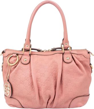 Gucci Crossbody Bags - Gucci Leather GG Monogram Sukey Handbag - Gr. unisize - in Rot - für Damen