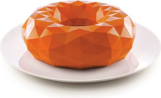 Silikomart Silikomart | Silikon-Kuchenform Modern GIOIA, Antihaft, 1er Pack Kuchenform, 3D Design, Ø 210 h 70 mm, Volumen 1660 ml, Made in Italy