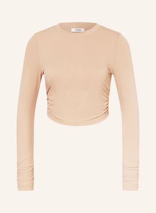 Reiss Reiss Cropped-Longsleeve beige
