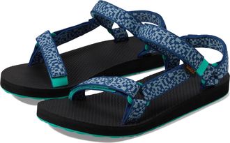 Teva Unisex-Child Original Universal Sandal, Radio Blue Opal, 2 Little Kid
