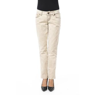 Byblos Slim Fit Jeans mit Vorder- und Ges&auml;&szlig;taschen - - Jeans - Damen - Beige - W30
