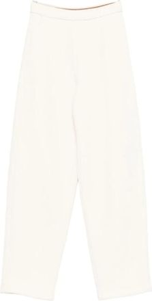 Max Mara Femme, Pantalons, Beige, Taille: 42 FR Wide Pantalons