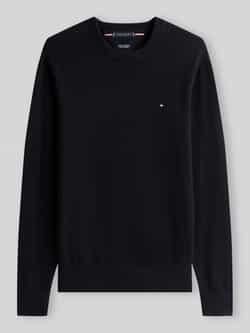 Tommy Hilfiger Regular Fit Pullover aus Baumwoll-Kaschmir-Mix