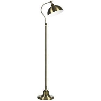 HOMCOM Stehlampe, Stehleuchte mit verstellbarem Lampenschirm, 40 W, Bogenlampe mit E27 Fassung im Retro-Design f&uuml;r Wohnzimmer Schlafzimmer, exkl. Gl&uuml;hbirne, 