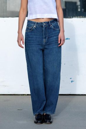 Kings of Indigo Kings of Indigo Damen vegan Jeans Leila Lewisboro Mid Used Blau
