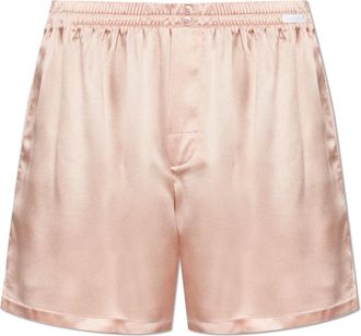 Dolce & Gabbana Homme, Sous-v&ecirc;tements, Rose, Taille: XL Shorts de lingerie en soie