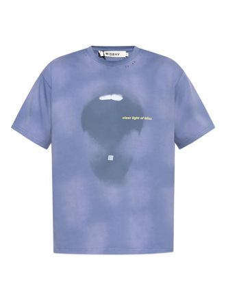 Misbhv T-Shirt im Distressed-Look - Blau