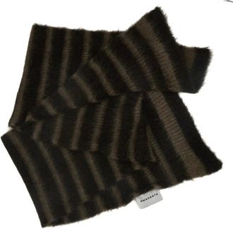 Amaranto Amar&aacute;nto - &Eacute;charpe oversize en alpaga - Homme - Accessoires - Brun - Taille: ONE Size