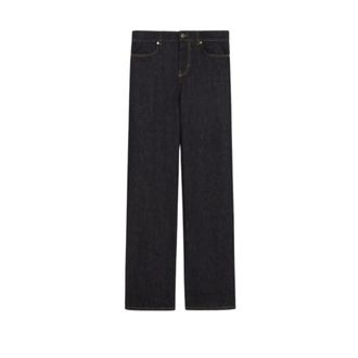 Max Mara Blaue Straight Leg Jeans mit Taschen - - Jeans - Damen - Blau - XL